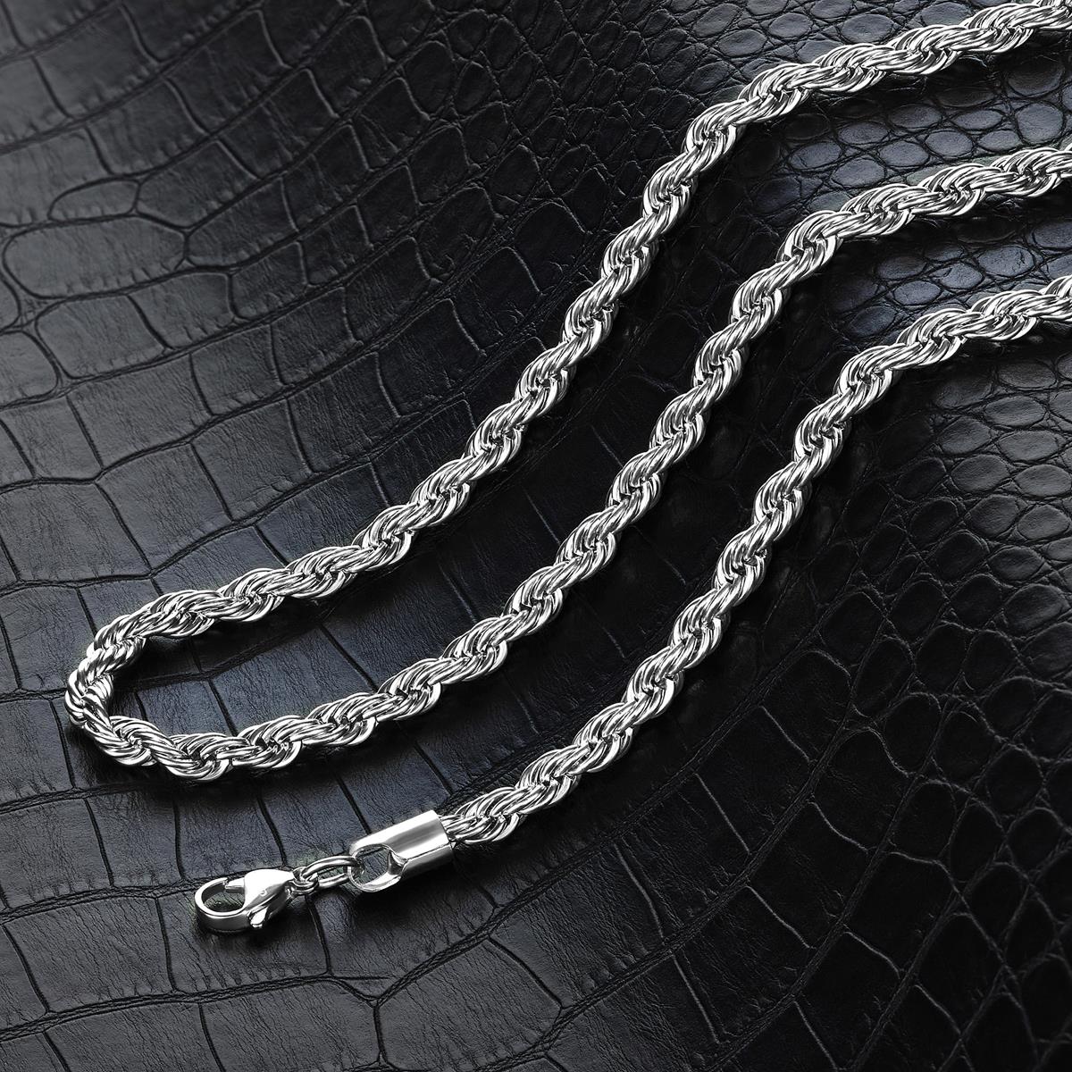 Crucible 6mm Rope Chain 26 Inches – Invicta Jewelry